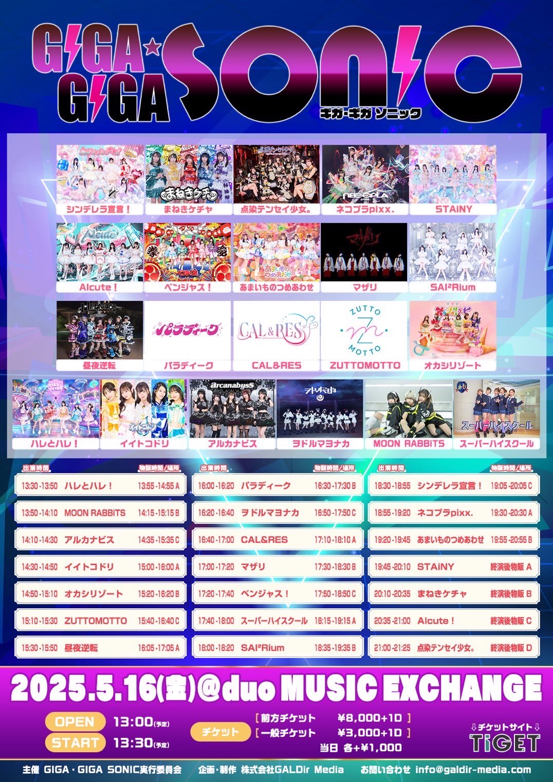 🏰🥂GIGA•GIGA SONIC - TimeTree