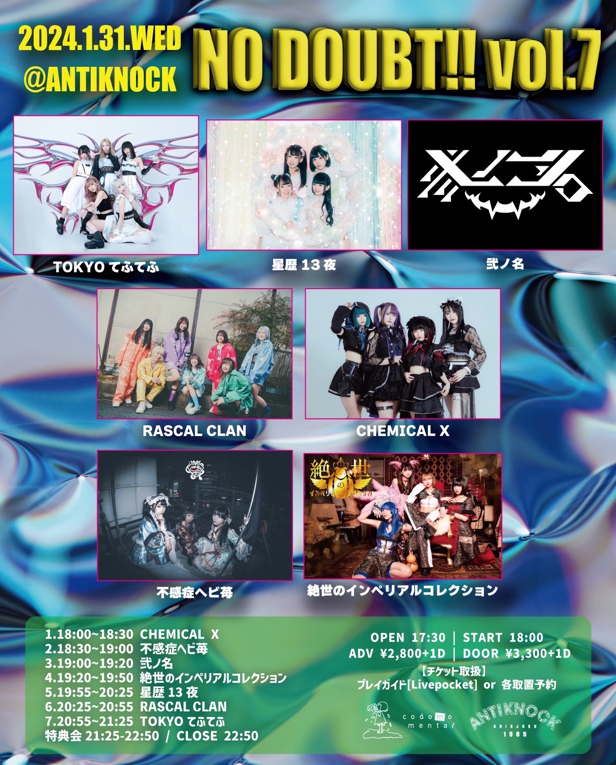 コドモメンタルINC. & ANTIKNOCK pre.【NO DOUBT!! vol.7】 - TimeTree
